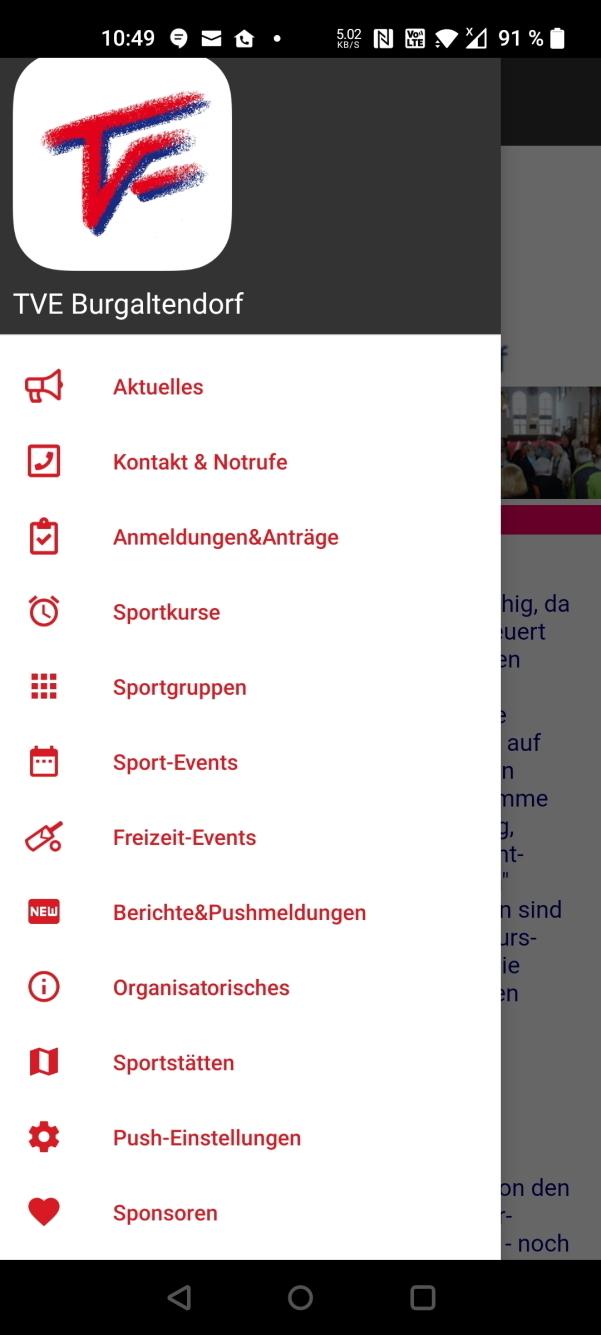 Die App "TVE Burgaltendorf" - Unser Verein | TVE Burgaltendorf e.V. in ...